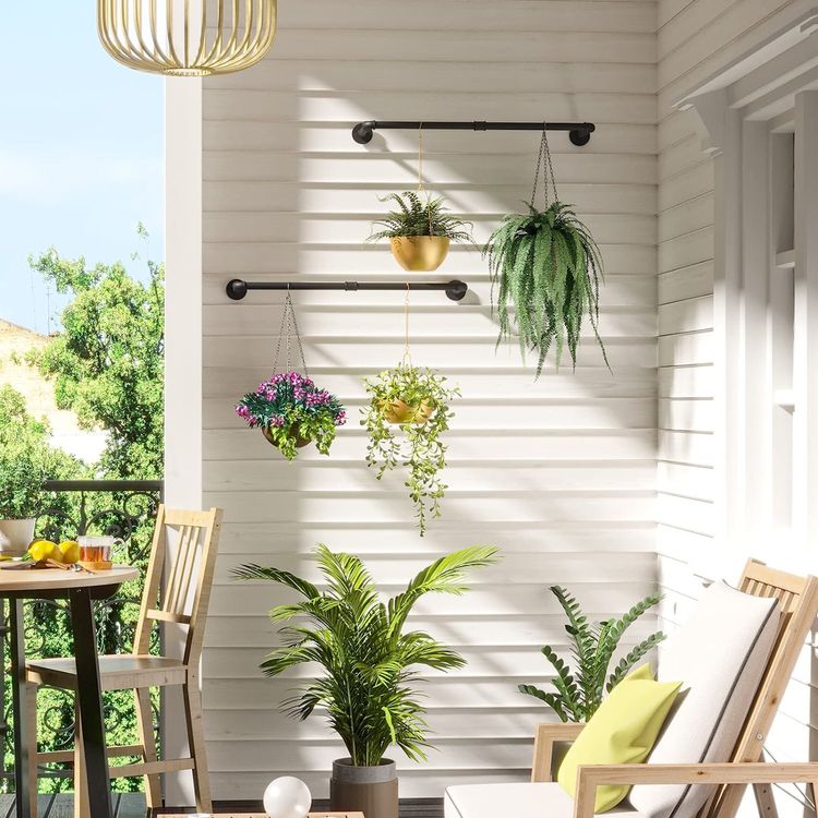 Industrierohr Kleiderstangen 2 Stück 80 cm Garderobenstangen (Neu und originalverpackt) in ...