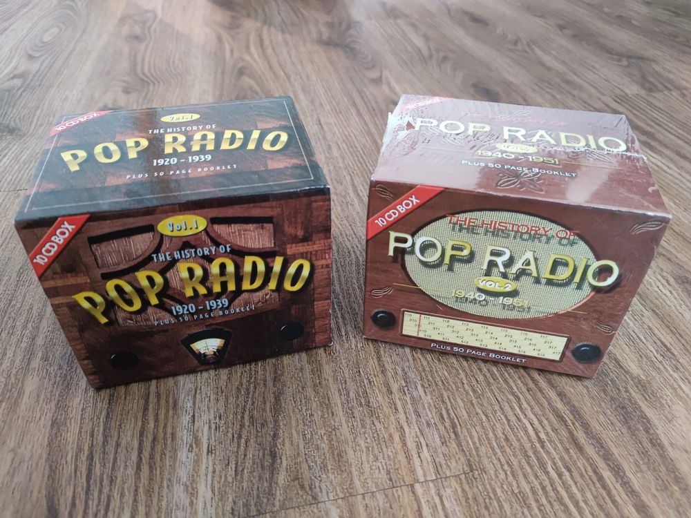 The History of Pop Radio 1920 - 1951, Vol. 1 & 2 (20 CDs) (Neu (gemäss ...