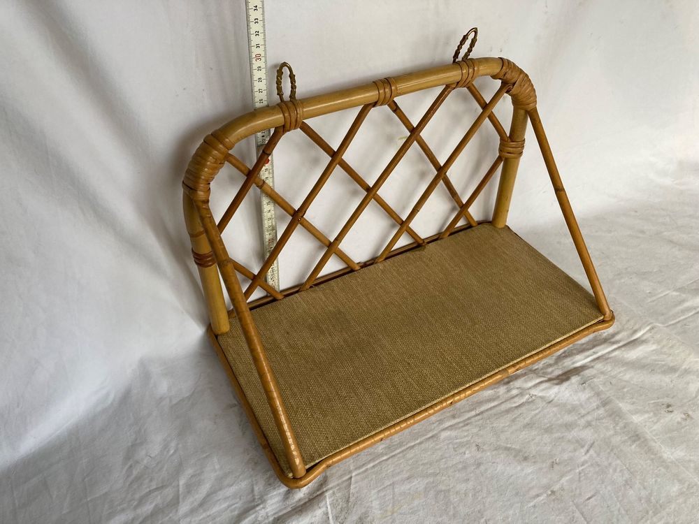 Tablette Vintage - Etagère rotin design - Hängeregal rotin (Gebraucht ...