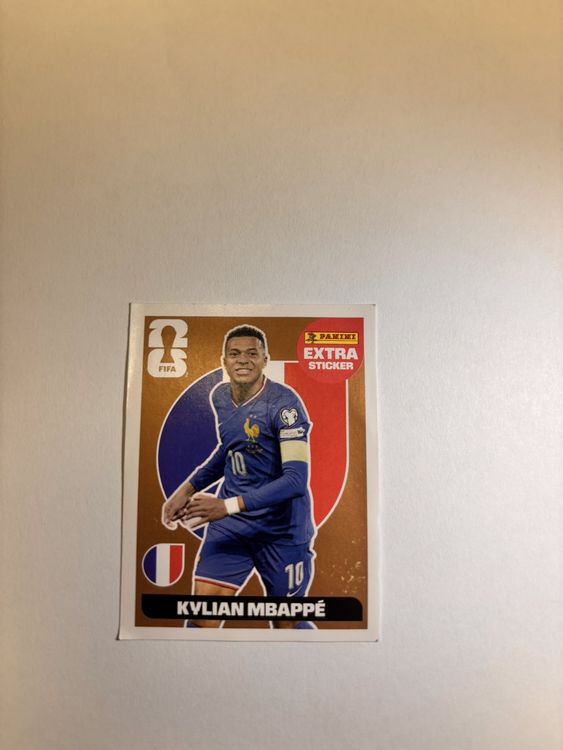 Kylian Mbappé Panini Extra Sticker WM 2026 (Neu (gemäss Beschreibung ...