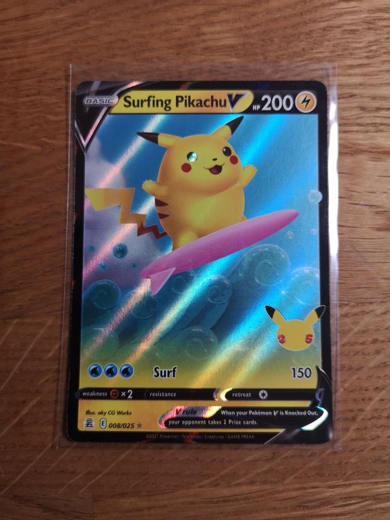 Pokemon Surfing Pikachu V | Kaufen auf Ricardo