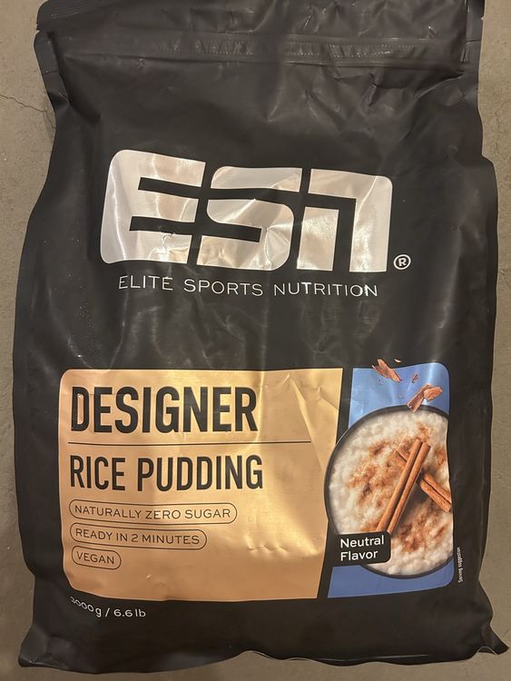 ESN - Designer Rice Pudding (3 KG) (ungeöffnet) (Neu und ...
