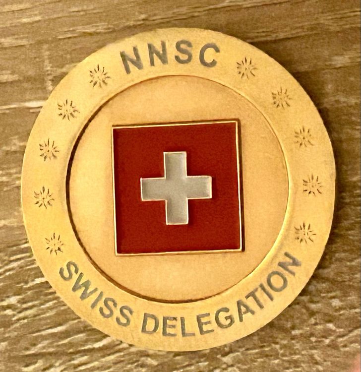 Swiss Army Coin, NNSC Südkorea, sehr selten (Neu (gemäss Beschreibung ...