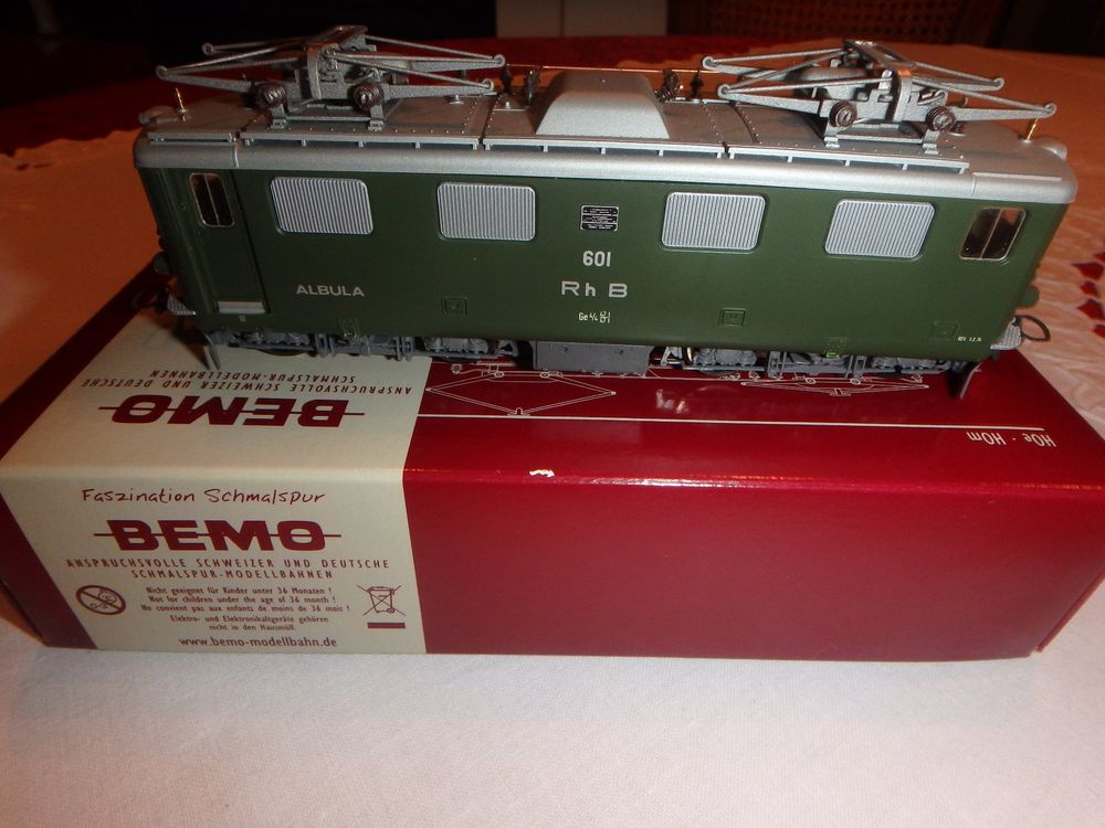Bemo RHB Ge 4/4 601 Albula 1250131 analog | Kaufen auf Ricardo