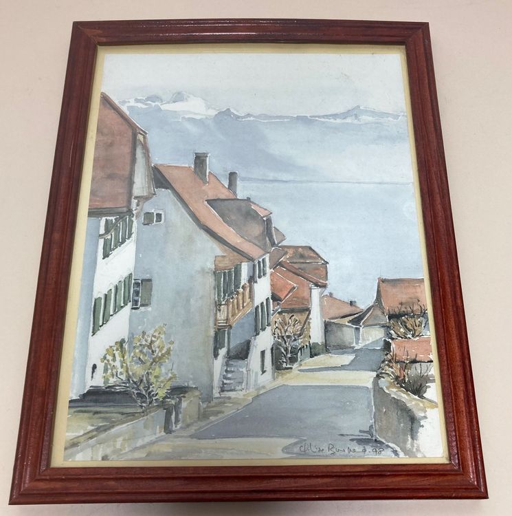 CLAIRE-LISE BURNAND SUPERBE AQUARELLE SIGNÉE (Gebraucht) in Martigny für CHF 52 – mit Lieferung ...