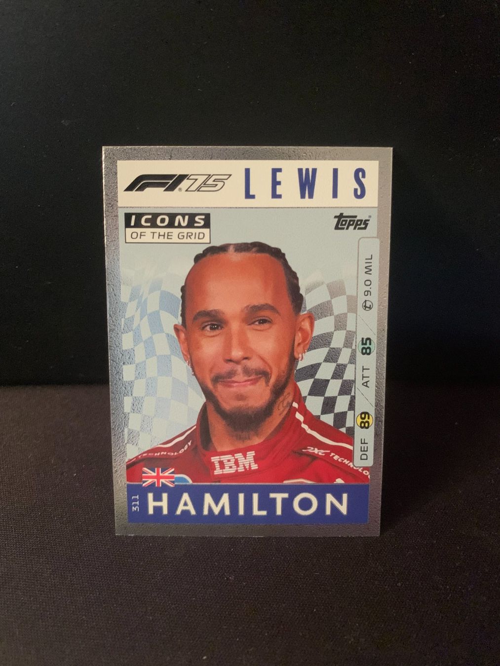 Topps Turbo F1 Lewis Hamilton Icon of the Grid Nr. 311 (Neu (gemäss ...