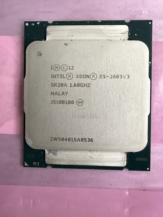 CPU Intel Xeon 1.6GHz E5-2603V3 SR20A | Kaufen auf Ricardo
