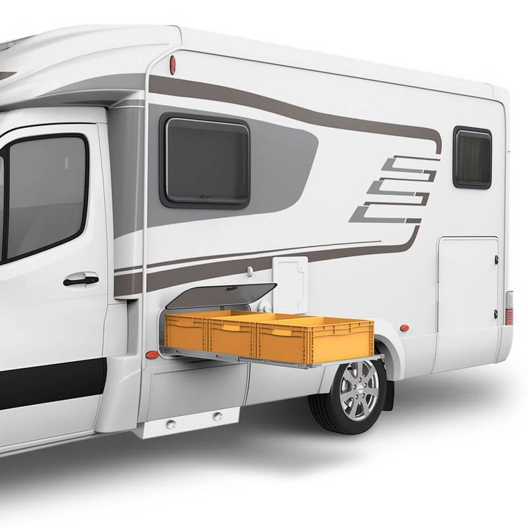 RACKY® DB 120L - Auszugsystem für den Wohnmobil Doppelboden (Neu und originalverpackt) in ...