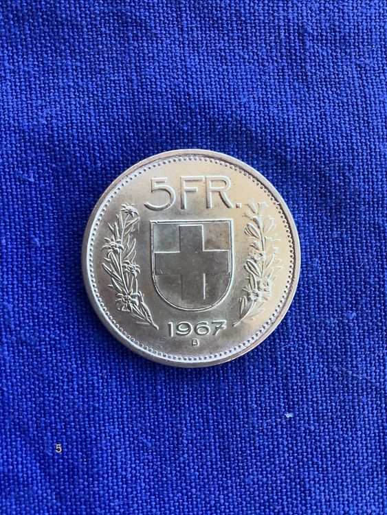5 Franken 1967 | Kaufen auf Ricardo