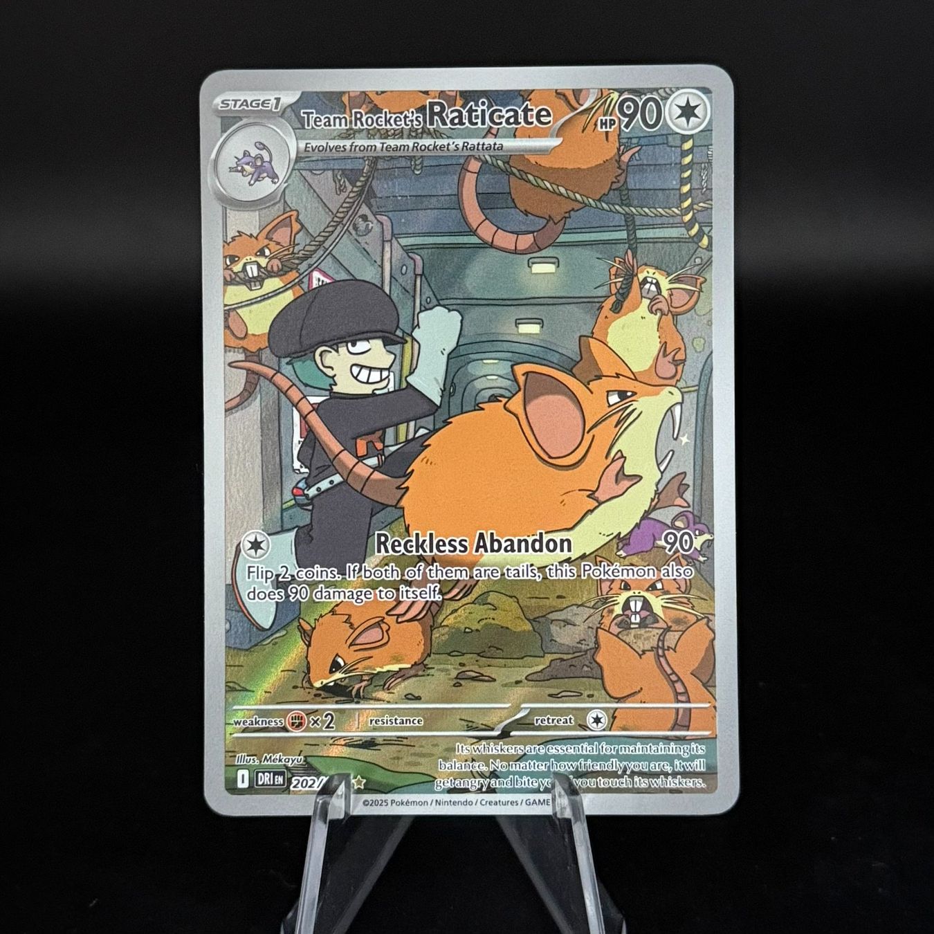 Team Rocket's Raticate #202 Pokemon Destined Rivals (Gebraucht) in ...