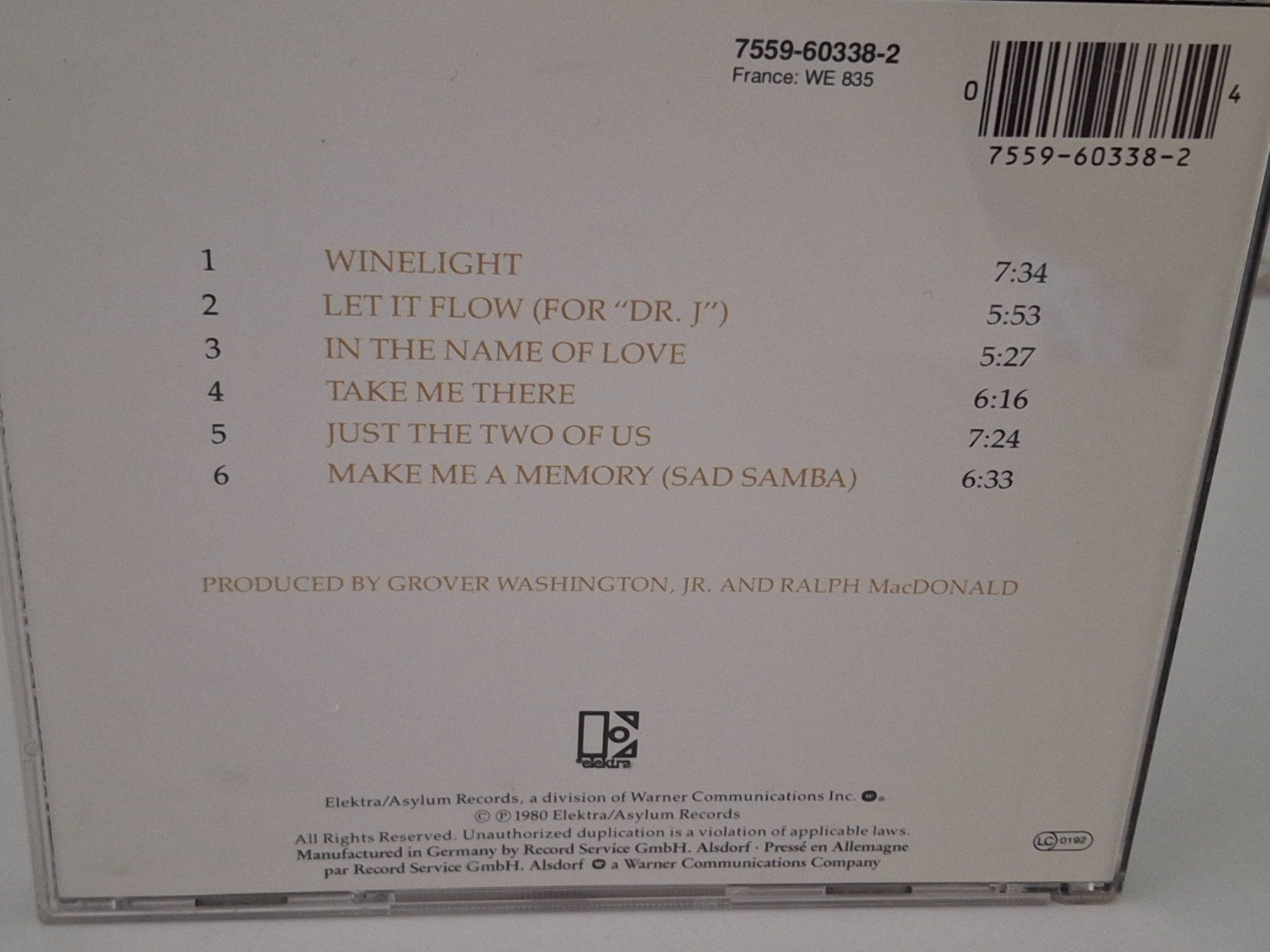 CD Grover Washington Jr. - Winelight/🟨 (Gebraucht) in Aarberg für CHF 3 ...