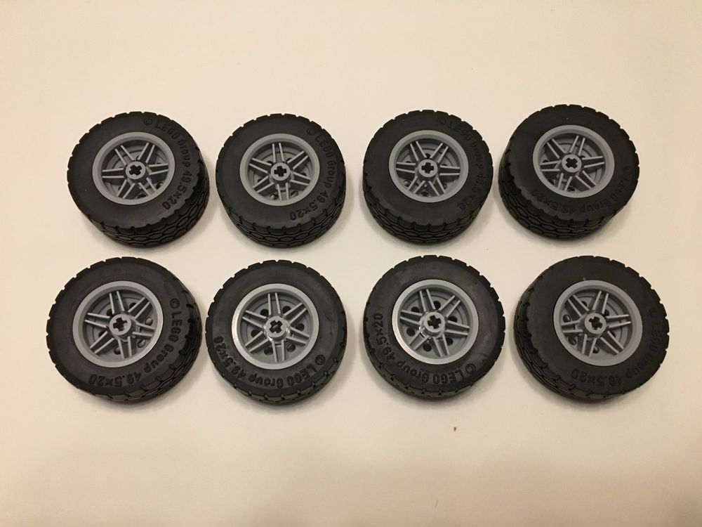 Lego*8*Räder*49.5 x 20 mm*A27 | Kaufen auf Ricardo