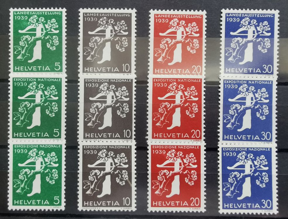 TR91 Timbre Suisse 1939 Exp. Nationale (Gebraucht) in Cousset für CHF 2.95 – mit Lieferung auf ...