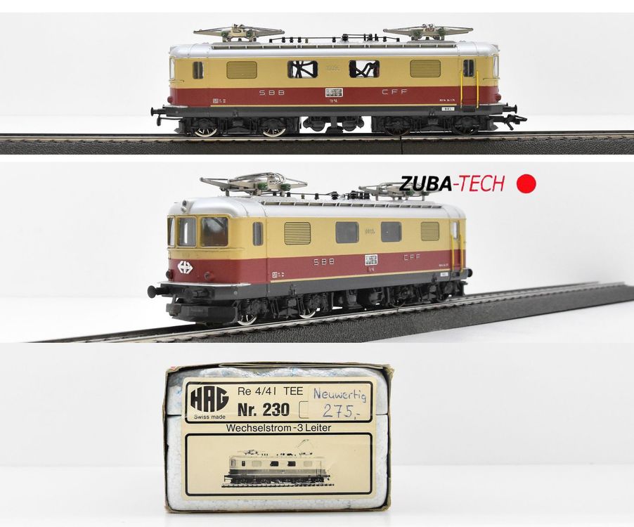 HAG 230 E-Lok Re 4/4 I TEE SBB H0 WS mit OVP | Kaufen auf Ricardo