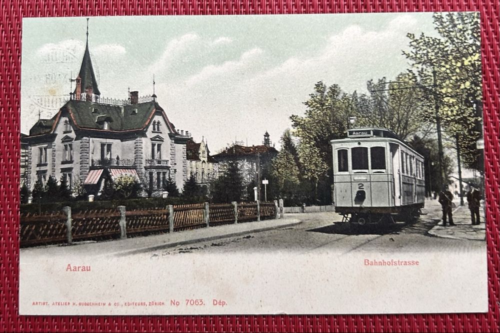 Aarau Bahnhofstrasse mit Strassenbahn (Gebraucht) in Horw für CHF 25 – mit Lieferung auf Ricardo ...