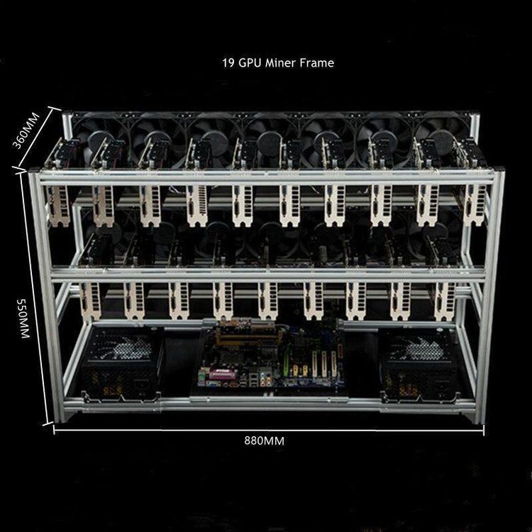 Mining Rig für 19 GPU | Kaufen auf Ricardo