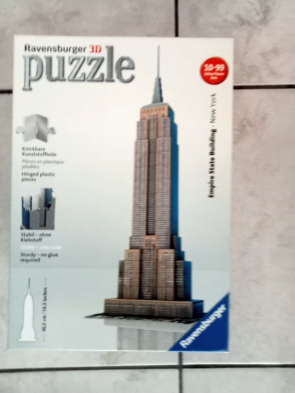 Ravensburger 3D Puzzle Empire State Building, komplett! (Gebraucht) in ...