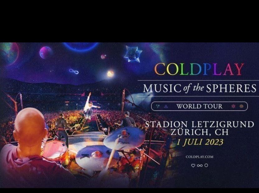 1x Sitzplatz - Coldplay Konzert Letzigrund (Neu und originalverpackt ...