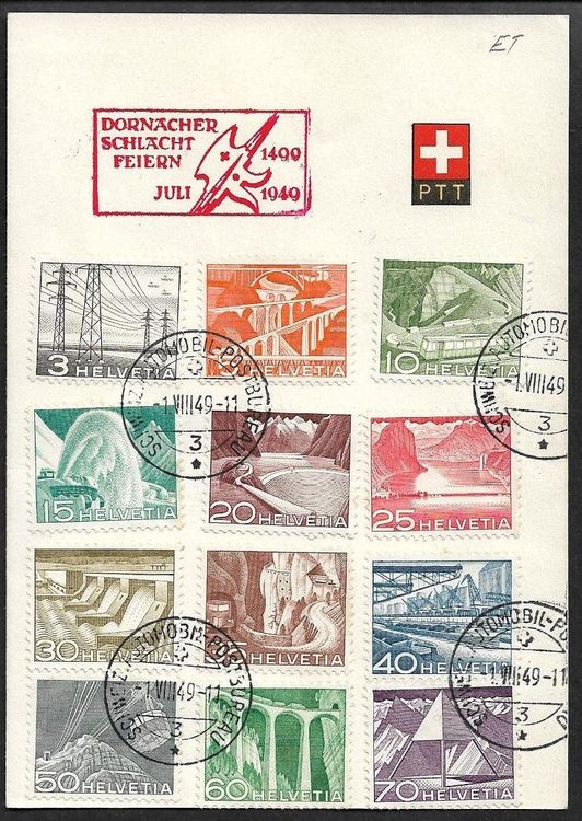 1949 PTT-Bögli Technik/Landsch. Serie ET | Kaufen auf Ricardo