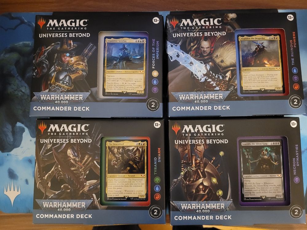 MTG Commander WH40K Decks [EN] (Neu und originalverpackt) in Birsfelden ...