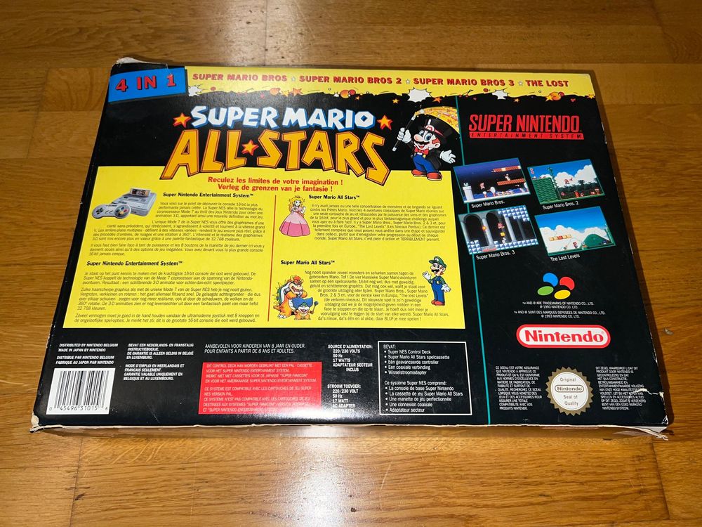 Super Nintendo (SNES) Konsole Super Mario All-Stars Set OVP | Kaufen ...