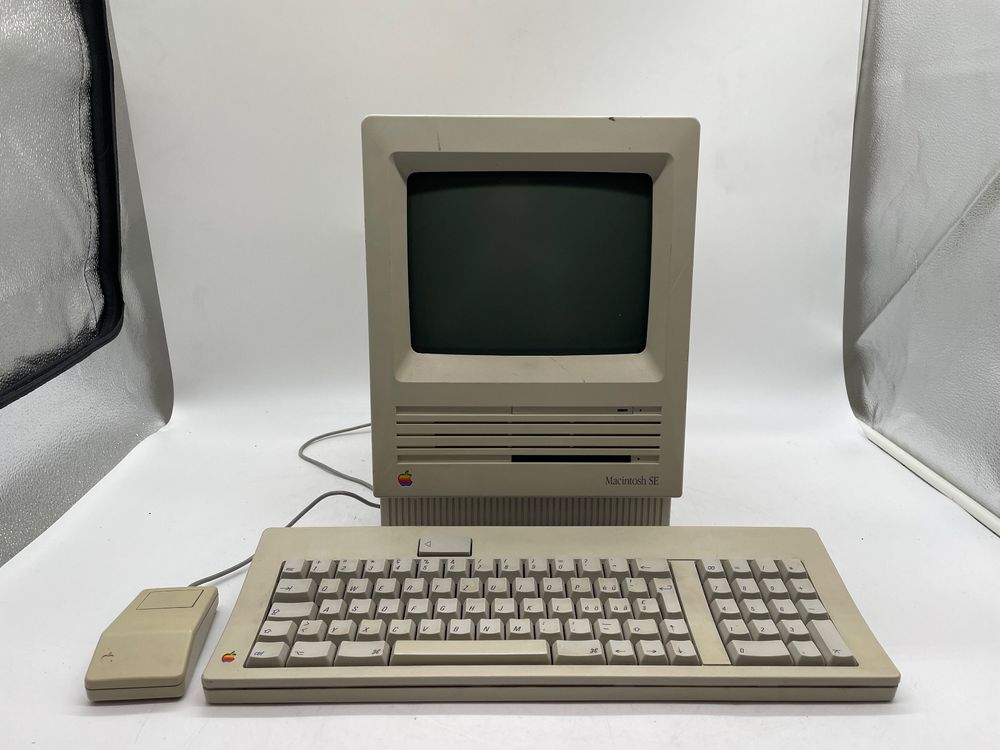 Macintosh SE Computer mit Maus + Tastatur funktioniert (Gebraucht) in ...