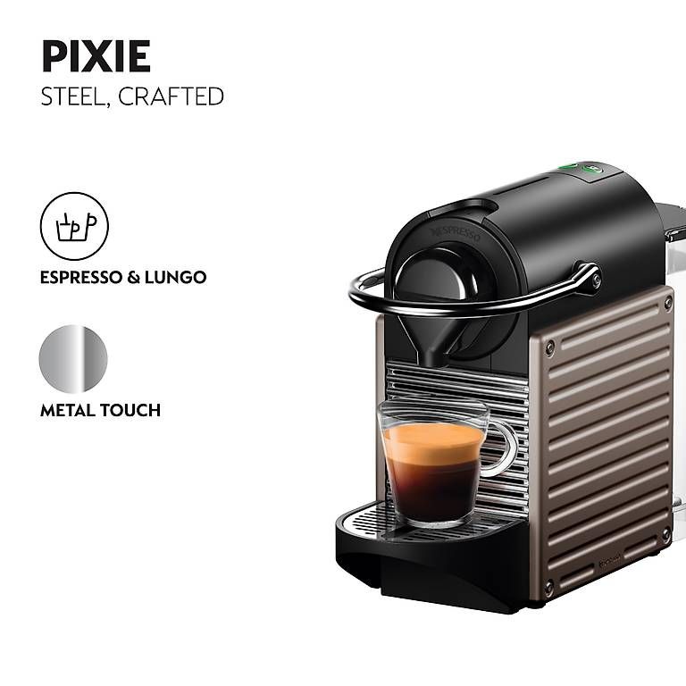 Nespresso Pixie Titan Kapselmaschine (Neu / Original) (Gebraucht) in ...
