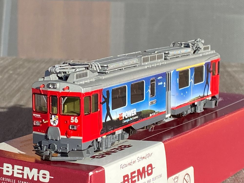 RhB Bemo H0m ABe 4/4 III 56 Bernina TW RE Energie SOUND LED (Gebraucht ...
