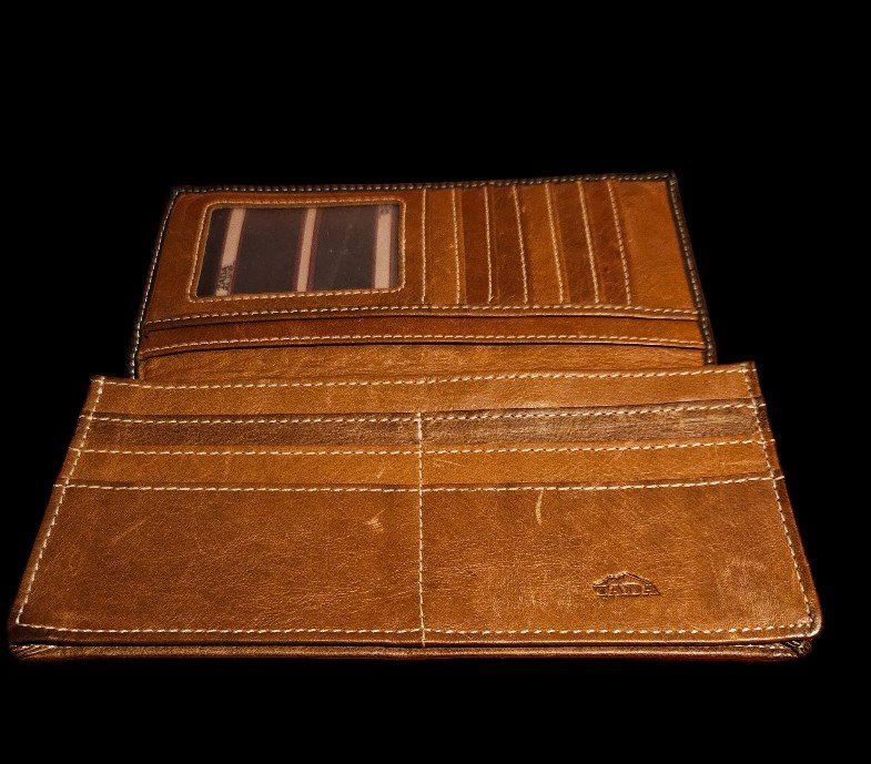 Porte feuille en cuir veritable (Gebraucht) in Vernier für CHF 10 – mit ...