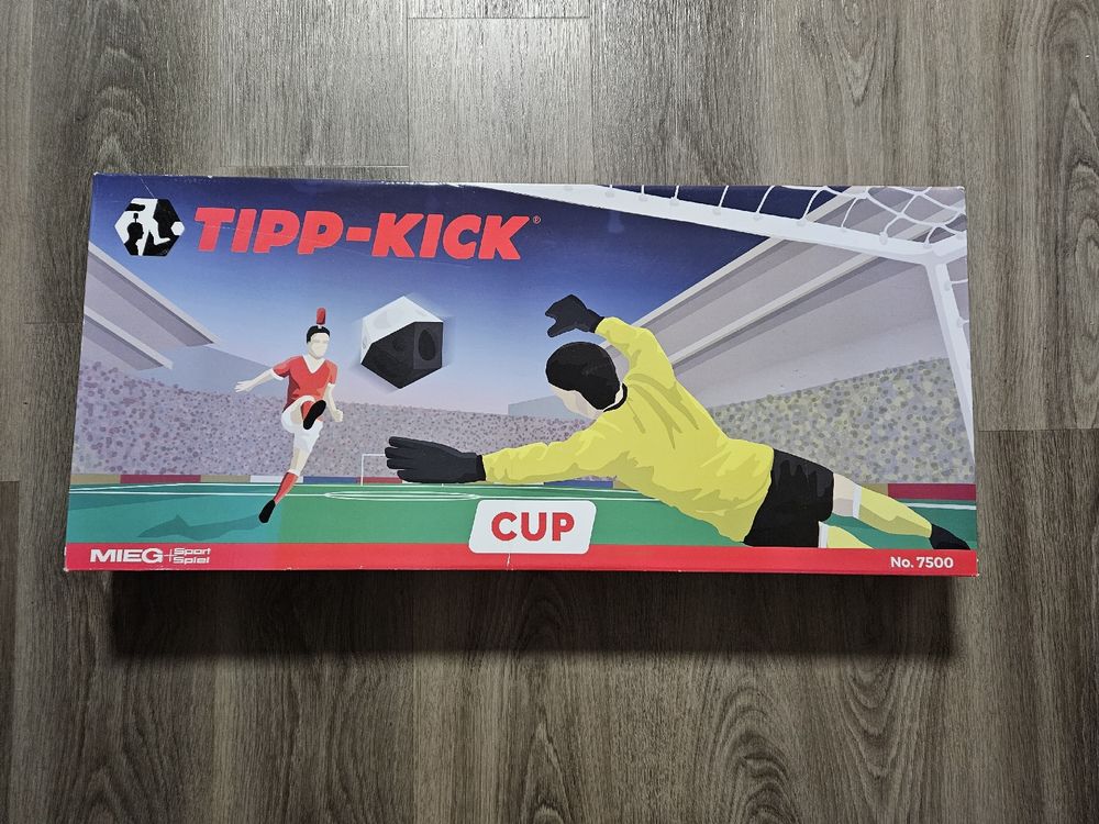 TIPP-KICK Cup Fussball Fussballkasten No. 7500 (Neu (gemäss ...
