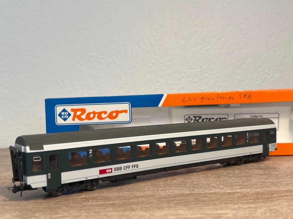 Roco 44472 Personenwagen SBB 2. Kl H0 OVP NEU (Neu und originalverpackt) in St-Aubin-Sauges für ...