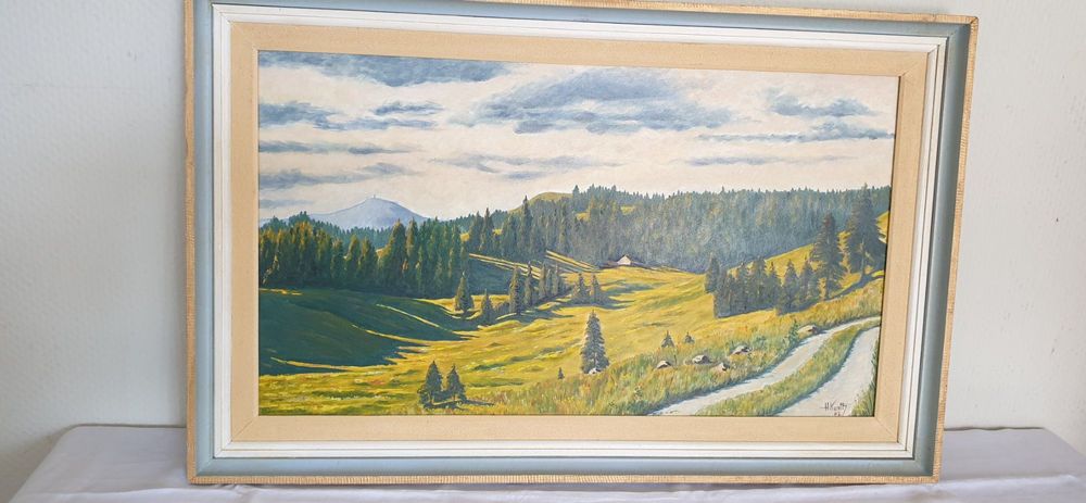Gemälde Landschaft H. Kurth | Kaufen auf Ricardo