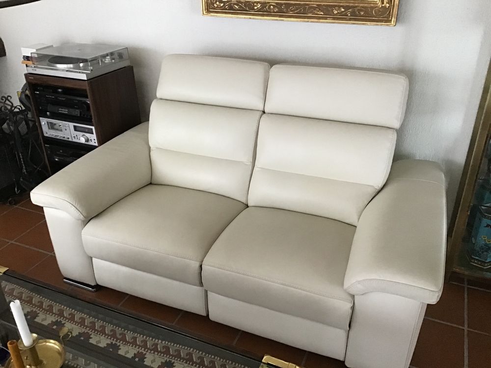 Livique Ledersofa Relaxfunktionen elektrisch verstellbar (Gebraucht) in ...