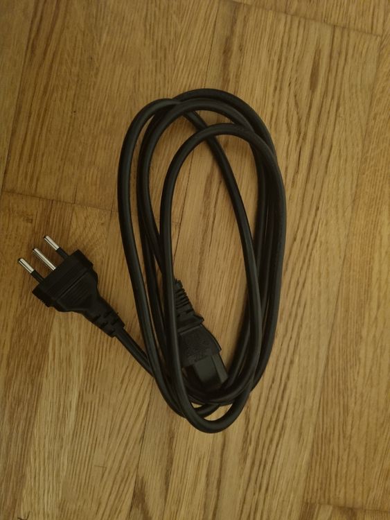 Stromkabel / Netzkabel PC, Monitor, Drucker. (Gebraucht) in Zeihen für ...