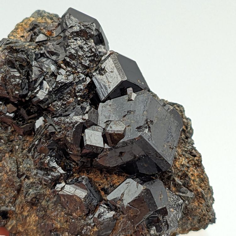 Seltene MELANIT, SCHWARZER GRANAT mit EPIDOT, Mali (Nuovo (secondo la ...