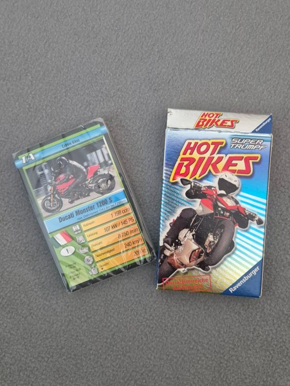 Hot Bikes Super Trumpf Quartett (Neu und originalverpackt) in ...
