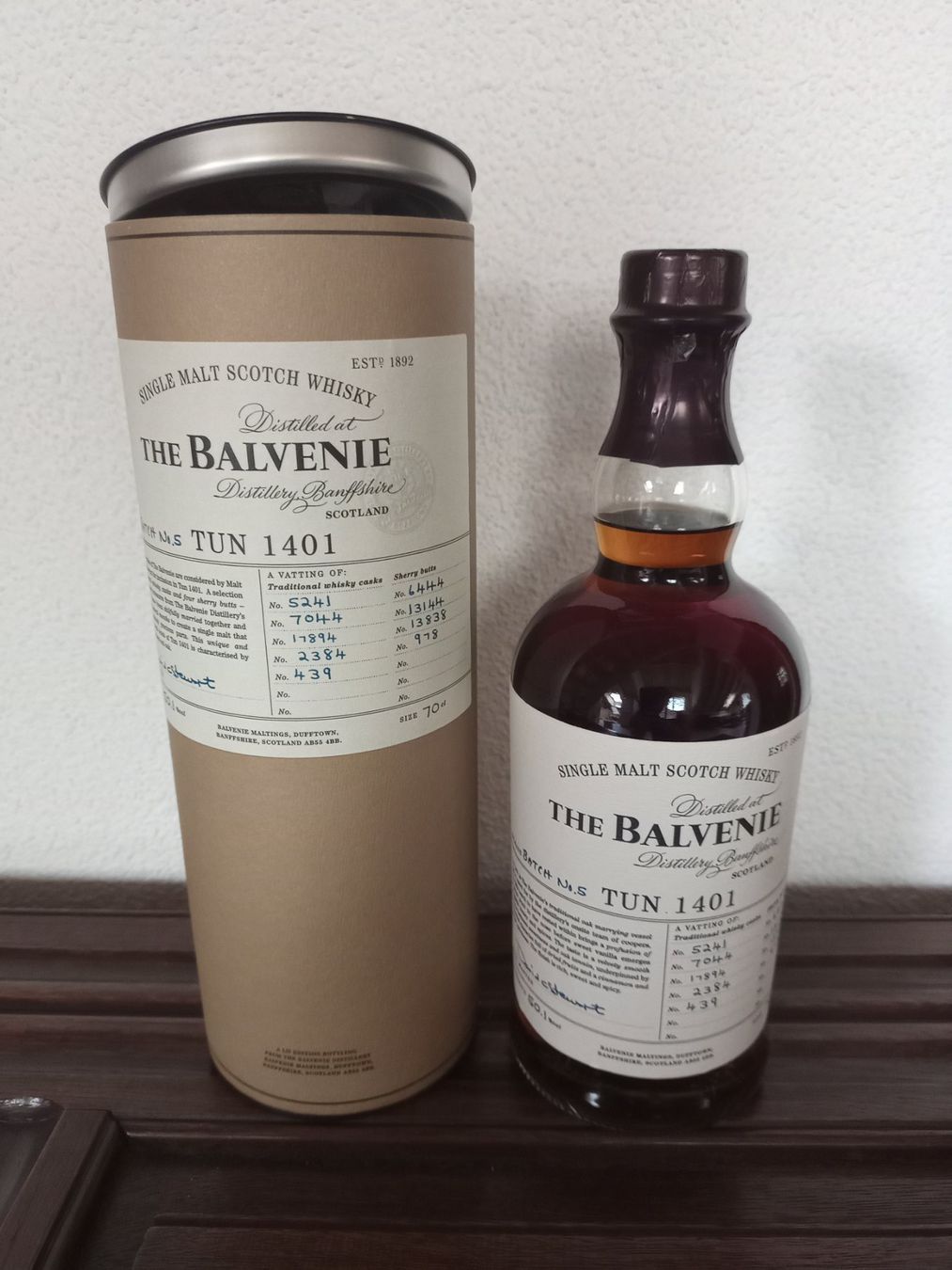 Balvenie Tun 1401 Batch No 5, mit UK-Label (Neu und originalverpackt ...
