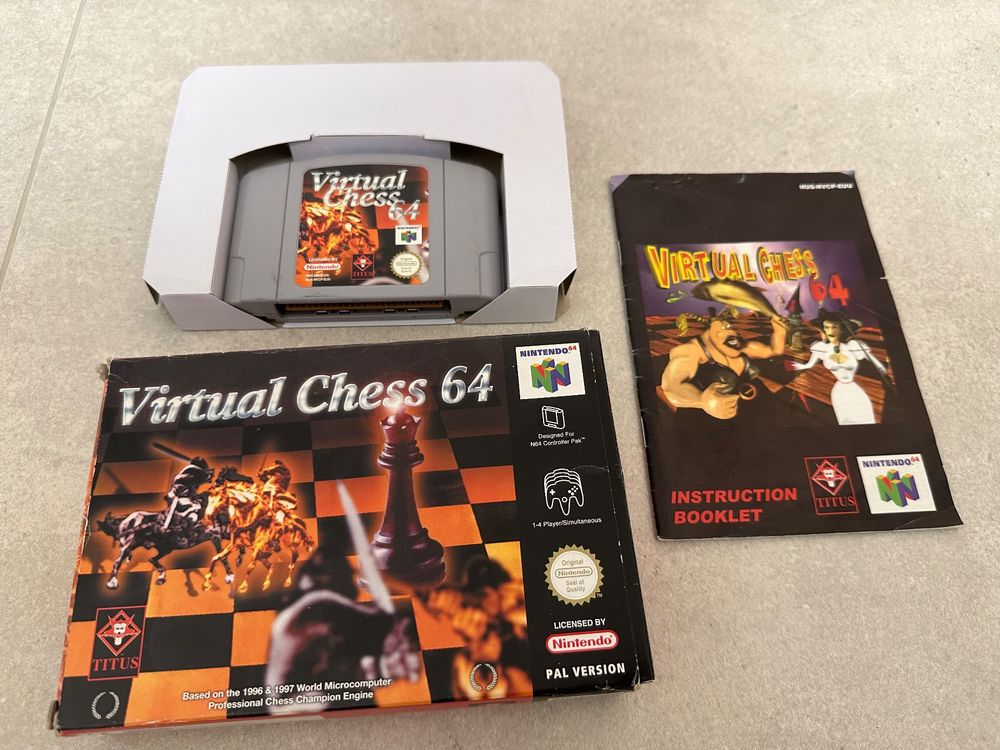 Virtual Chess 64 in OVP - Nintendo 64 / N64 (Gebraucht) in Arlesheim ...