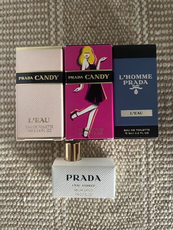 Lot de 4 miniatures Prada | Kaufen auf Ricardo