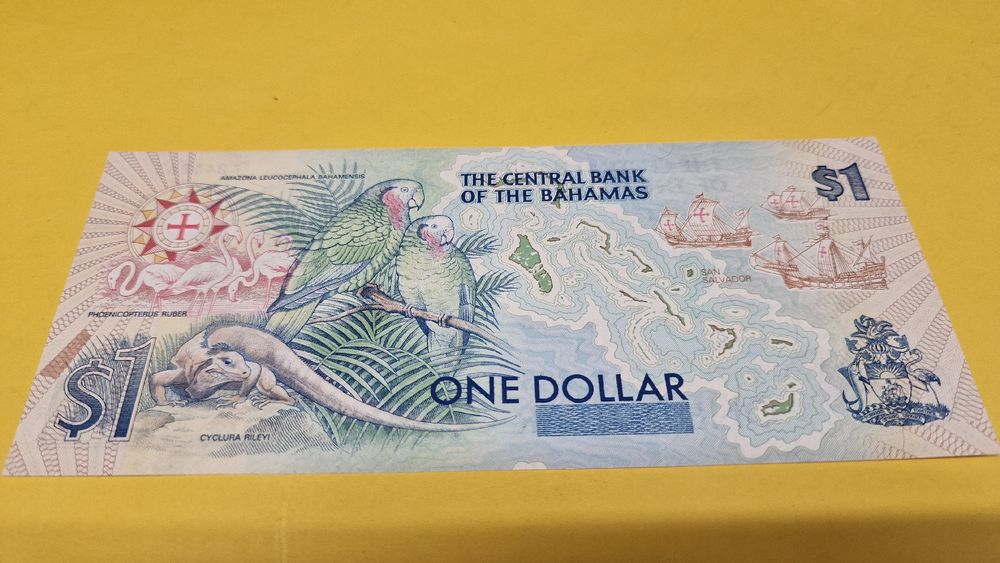 Bahamas 1 Dollar Note - Spezielle Sammlermünze 1974 (Neu und ...