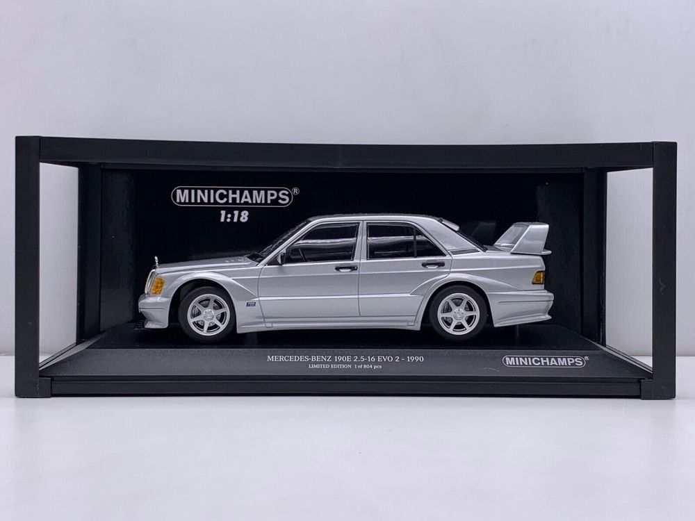 Mercedes 190E 2.5 16V Evo2 Color Plata 1990 1/18 PMA NEU ltd (Neu und ...