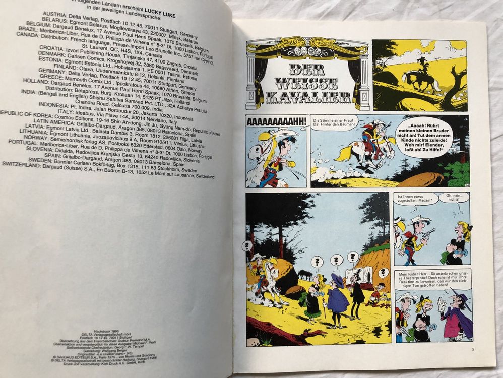 LUCKY LUKE - Band 50 - Der weisse Kavalier (Gebraucht) in Schaffhausen ...