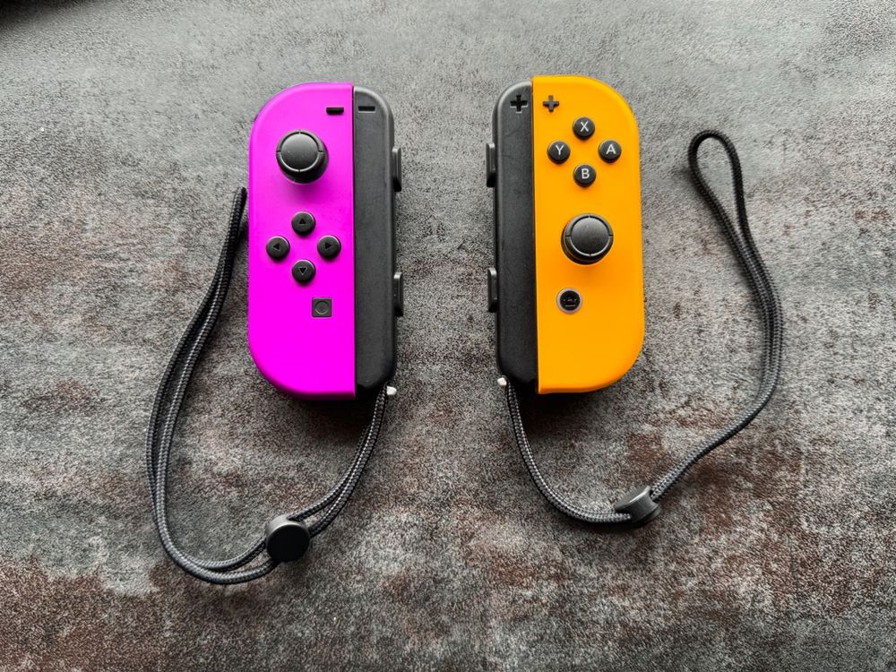 Original Nintendo Switch Joy-Con Neon-Lila Neon-Orange | Kaufen auf Ricardo