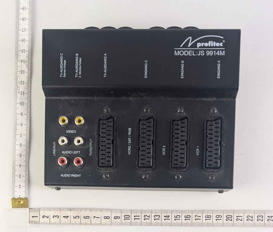 Profitec JS 9914M AV-Verteiler, Top Zustand, Schwarz (Gebraucht) in ...