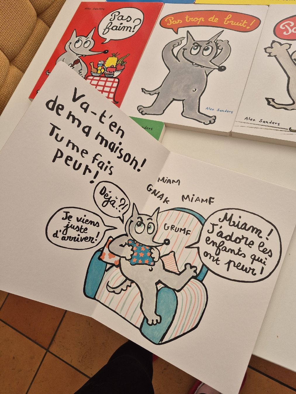 ALEX SANDERS - collection 7 livres cartonnés "le Loup" (D'occasion) à ...