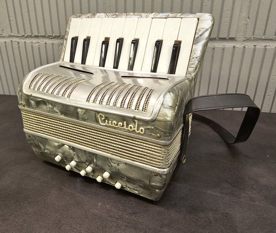 1950 Akkordeon Cucciolo Italy Kids Handorgel Musikinstrument (Gebraucht ...