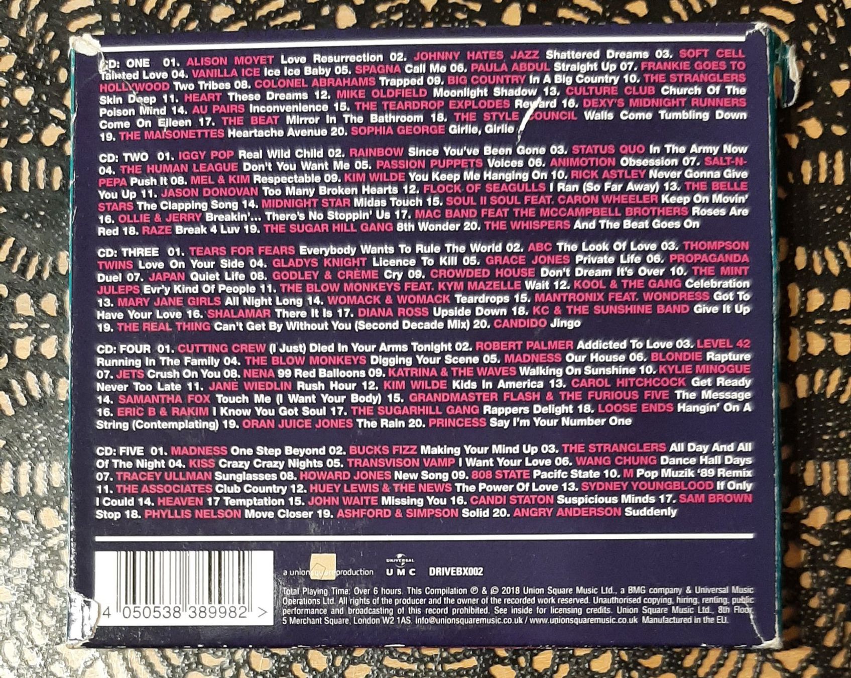 Diven By The 80's, Pop/Rock Compilation 5CD Box 2018 (Gebraucht) in ...