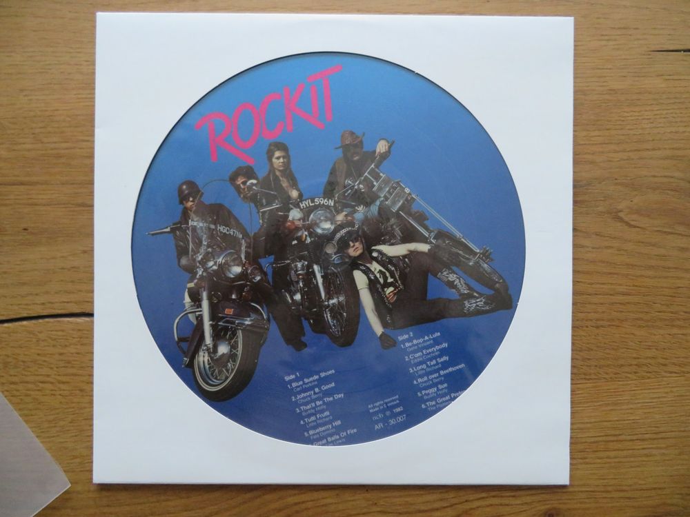 ROCKIT Picture Disc Vinyl LP Rarität 1983 (Neu (gemäss Beschreibung ...