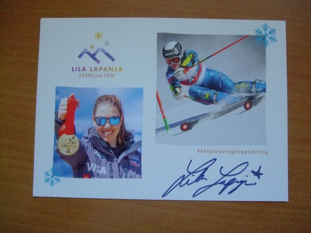 LILA LAPANJA (SLO) AUTOGRAMMKARTE TOP (Gebraucht) in Schachen b. Reute ...