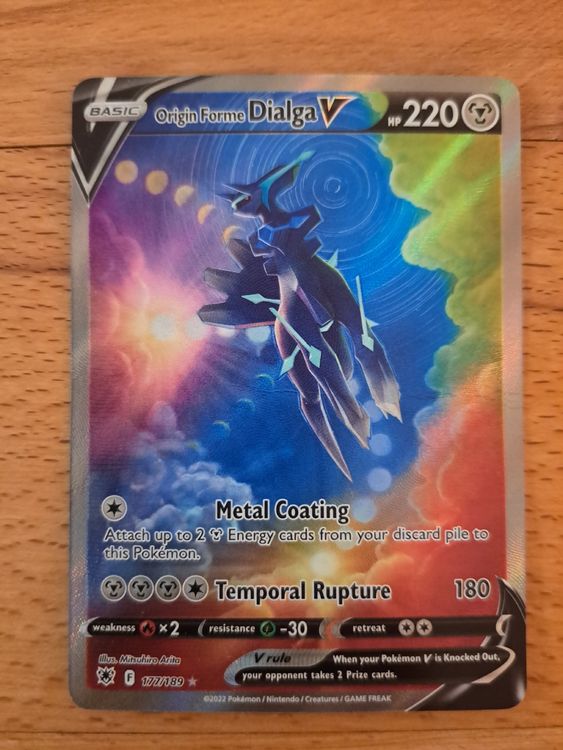 Original Forme Dialga V 177/189 Pokemon Karte | Kaufen auf Ricardo